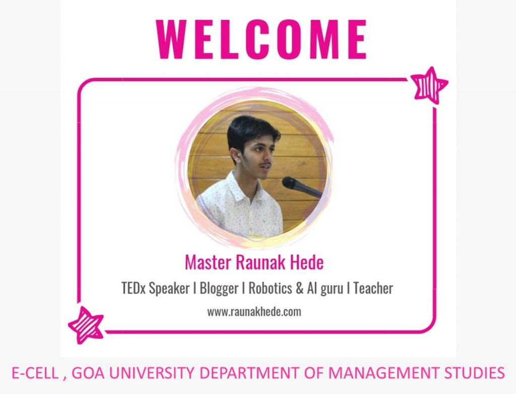 Entrepreneurs Talk the Walk - Raunak Hede